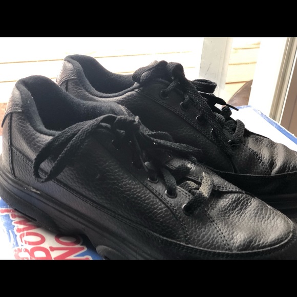 Turntec | Shoes | Turntec Womens Black Leather Laces Sneakers Sz 8 ...